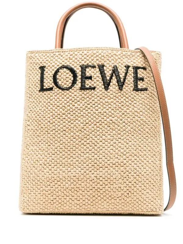 Loewe Raffia Tote Bag - Neutrals