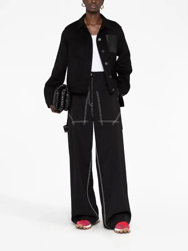 Loewe Anagram Debossed Shirt Jacket