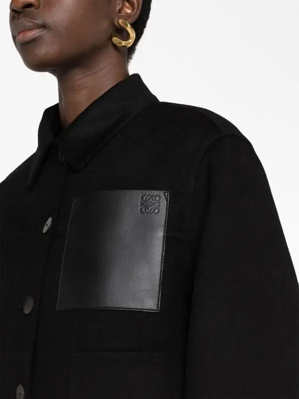 Loewe Anagram Debossed Shirt Jacket