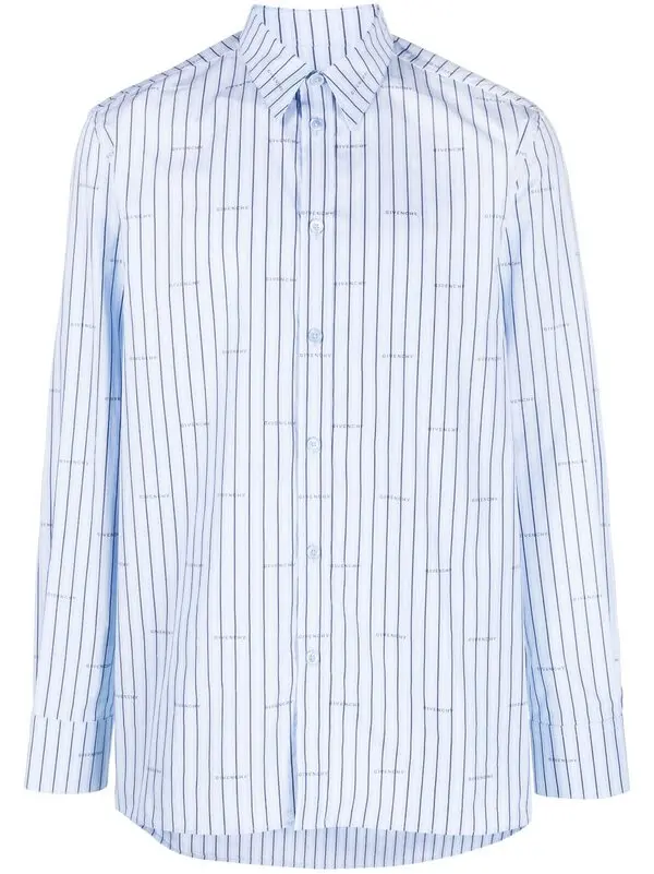 Givenchy Logo-print Striped Shirt