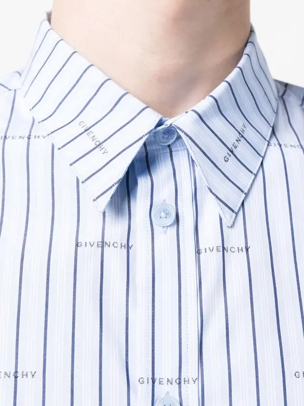 Givenchy Logo-print Striped Shirt