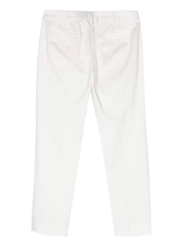 Max Mara Lince Mid-rise Tapered Trousers - White