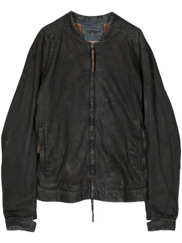 Boris Bidjan Saberi Brushed-finish Bomber Jacket