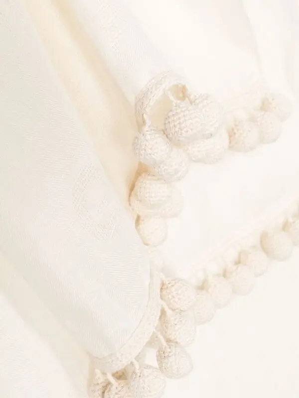 Max Mara Pompom-detail Scarf