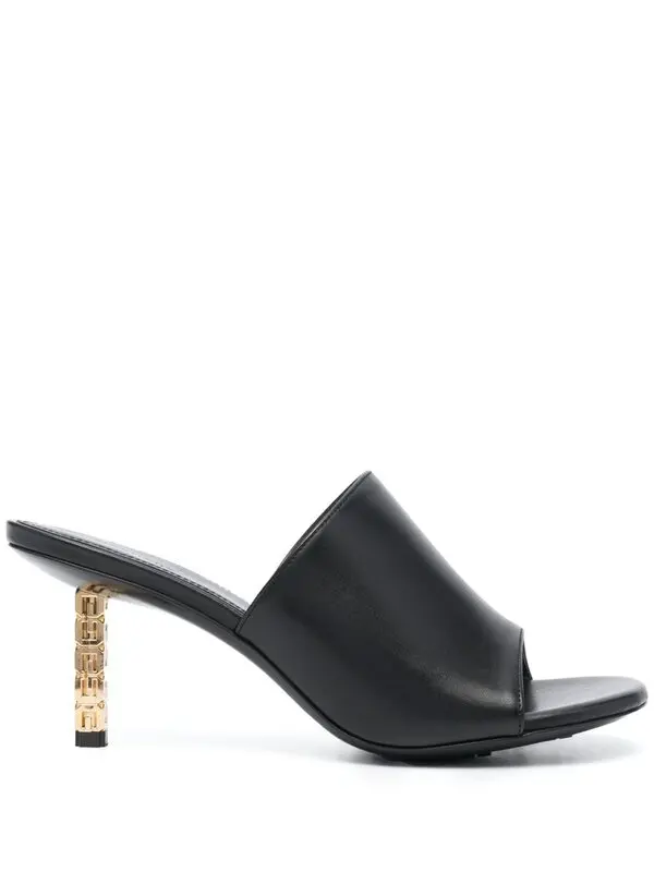 Givenchy G Cube 75mm Leather Mules