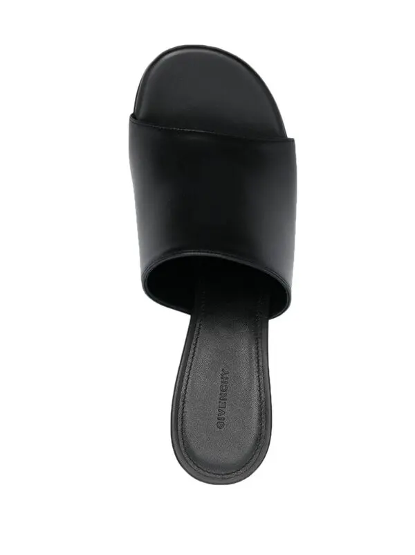 Givenchy G Cube 75mm Leather Mules