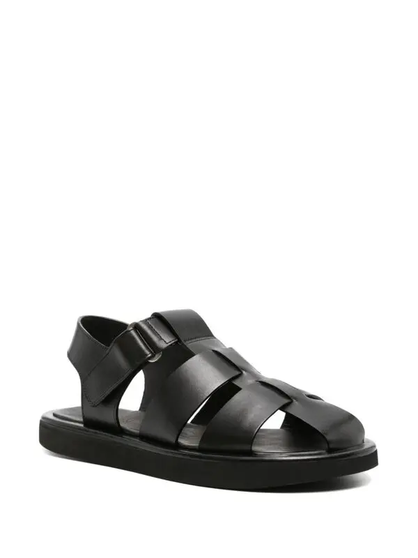 Studio Nicholson Cassius Leather Sandals - Black