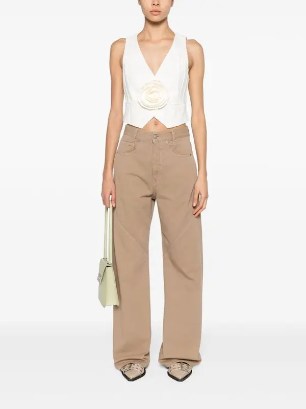 MAISON MARGIELA High-rise Wide-leg Jeans