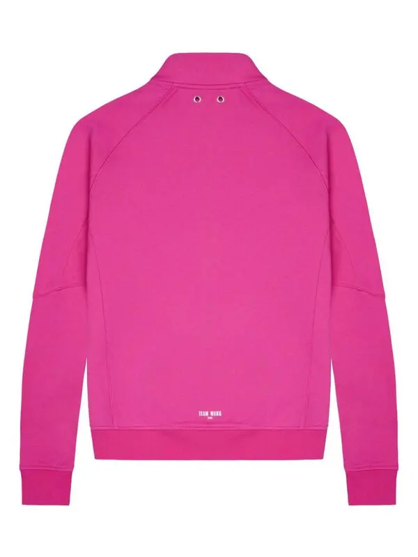 TEAM WANG DESIGN Logo-print Zipped Track Jacket - Pink