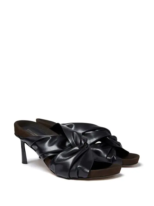 Stella McCartney Twist-detail Sandals - Black