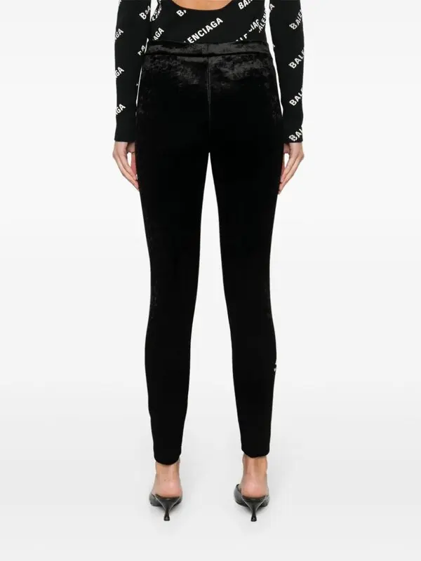 Balenciaga Velvet Ski Leggings