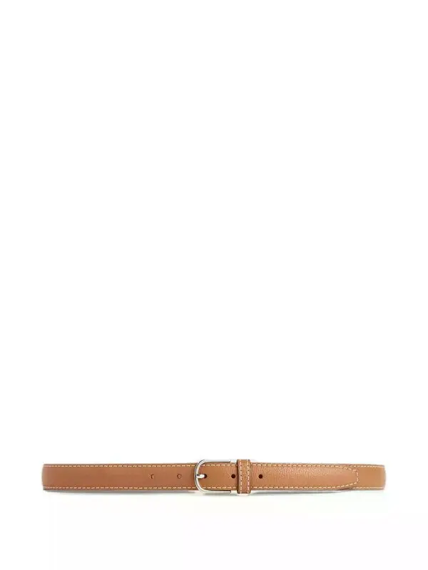 TOTEME Pebbled Leather Belt - Tan