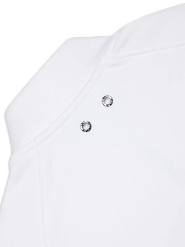 TEAM WANG DESIGN Logo-print Zipped Track Jacket - White