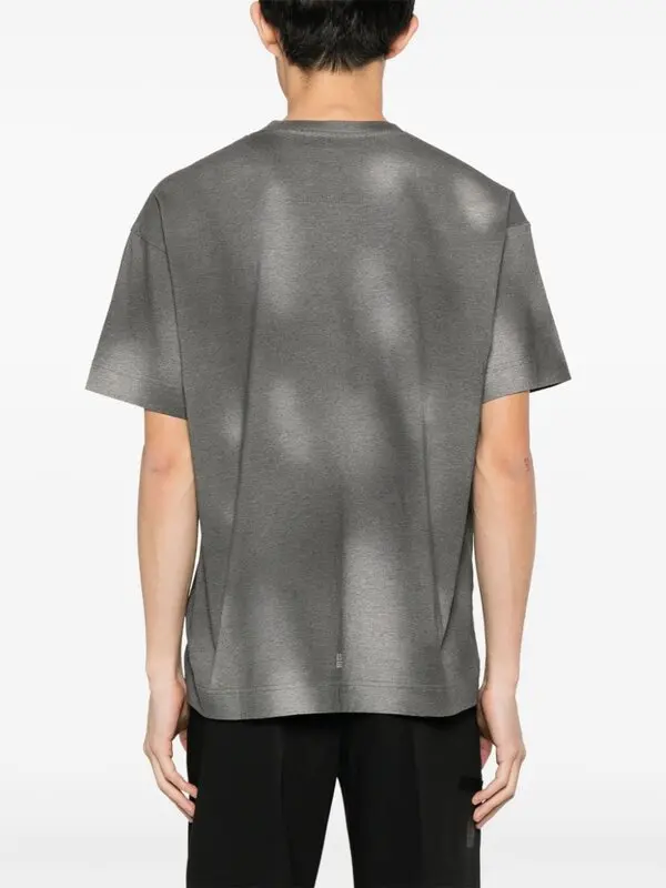 Givenchy Logo-print Faded T-shirt - Black
