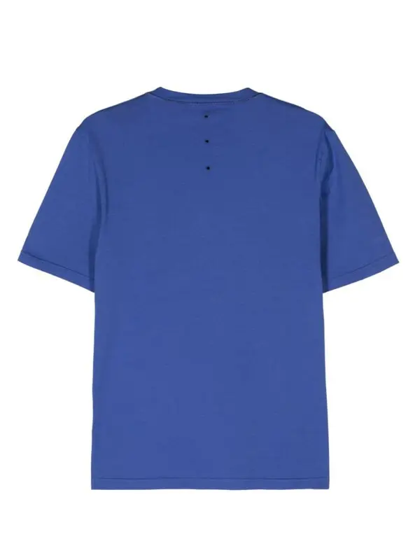 Premiata Athens Logo-print T-shirt - Blue