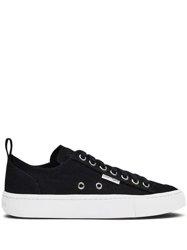 COURREGES Canvas 01 Lace-up Sneakers - Black
