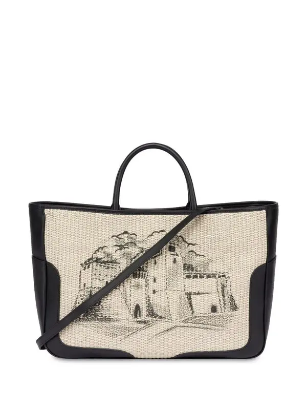 Alberta Ferretti Castel Sismondo-print Tote Bag
