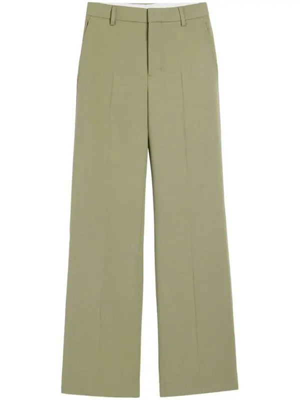 AMI Paris High-waisted Flared Trousers
