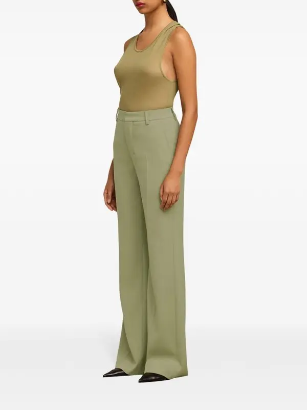 AMI Paris High-waisted Flared Trousers