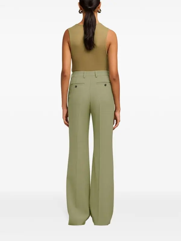 AMI Paris High-waisted Flared Trousers