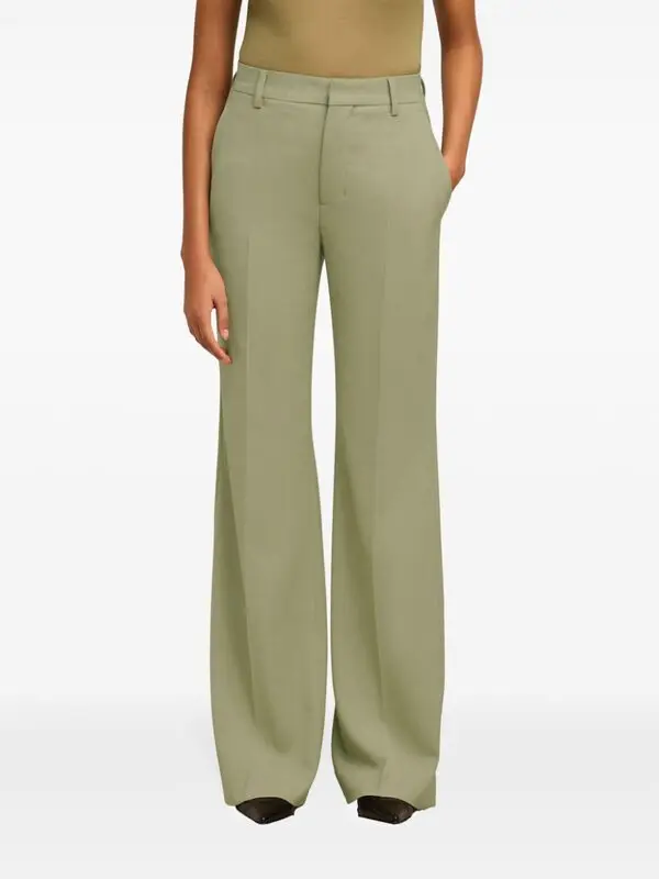 AMI Paris High-waisted Flared Trousers