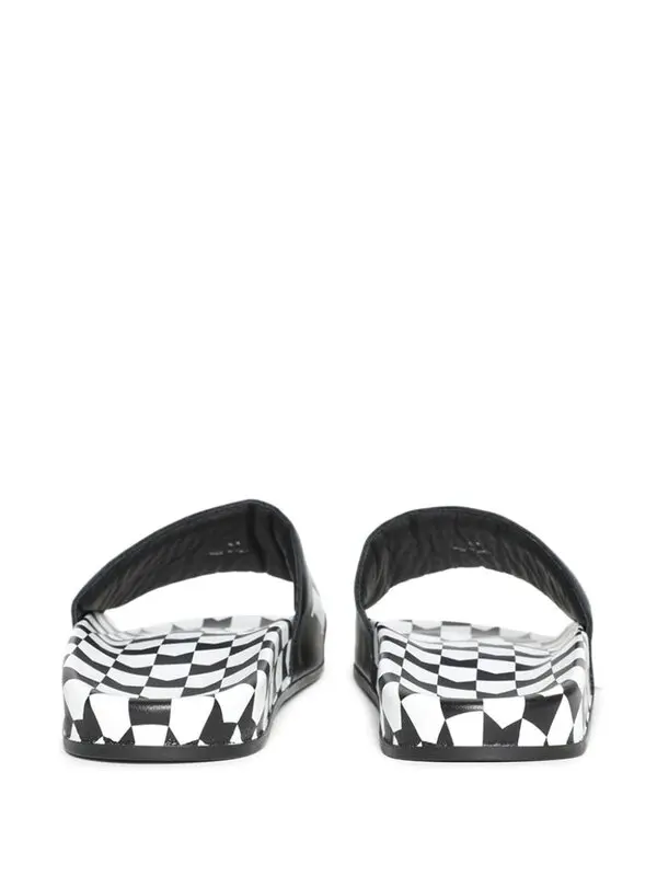 Rhude Logo-print Leather Slides