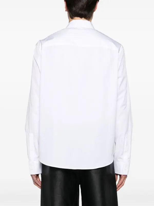 COURREGES Zip-up Cotton Shirt