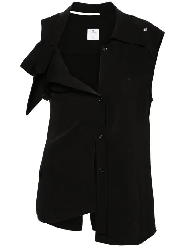 COURREGES Modular Tech Crepe Shirt