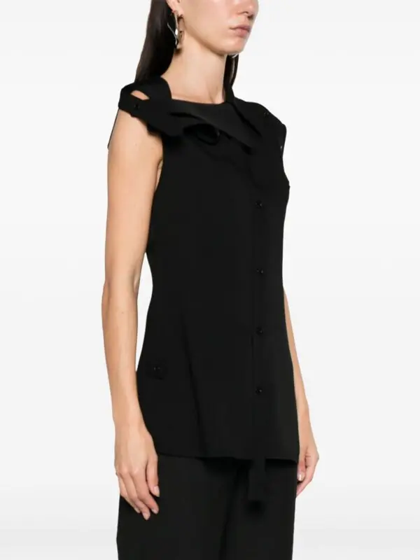COURREGES Modular Tech Crepe Shirt