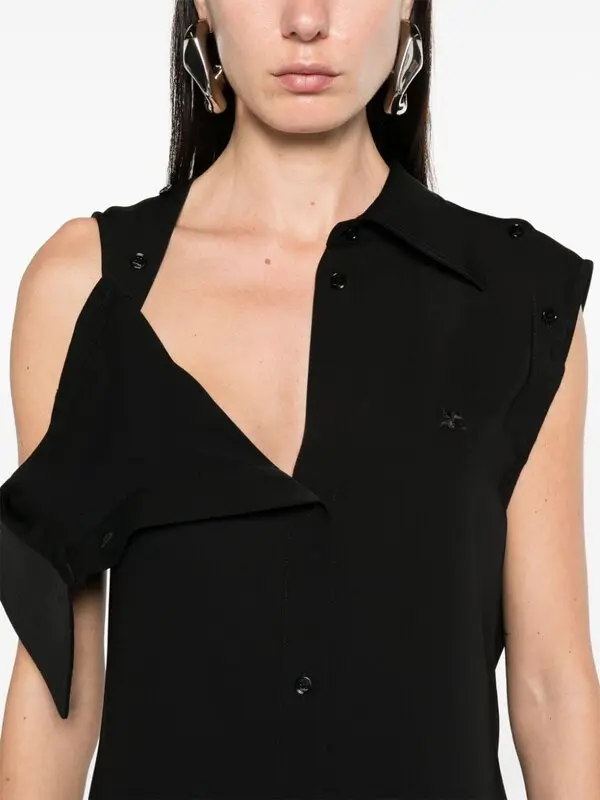 COURREGES Modular Tech Crepe Shirt