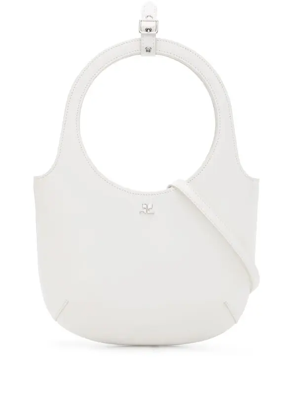 COURREGES Holy Leather Tote - White