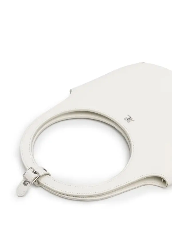 COURREGES Holy Leather Tote - White