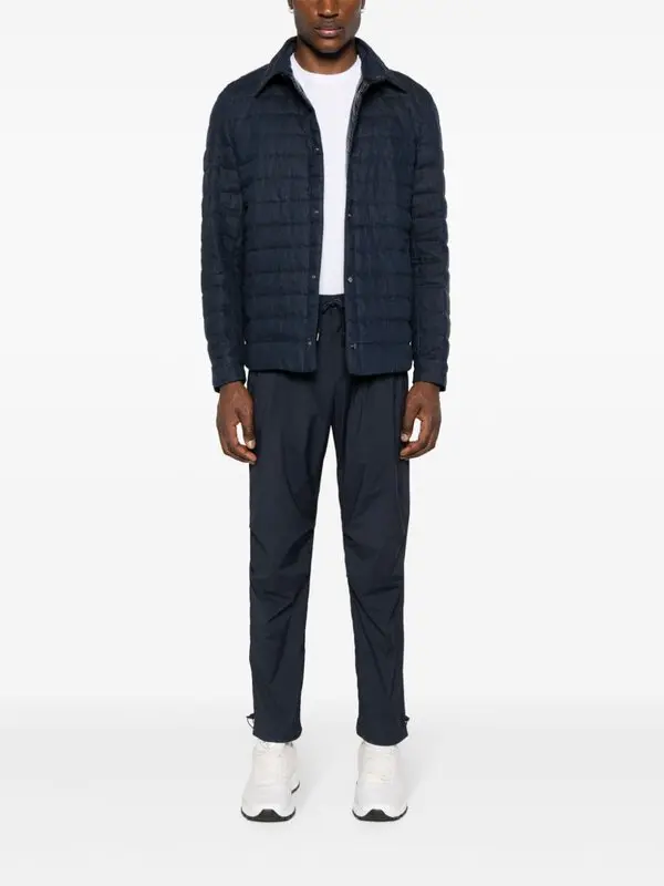 Herno Pleat-detailing Tapered Trousers