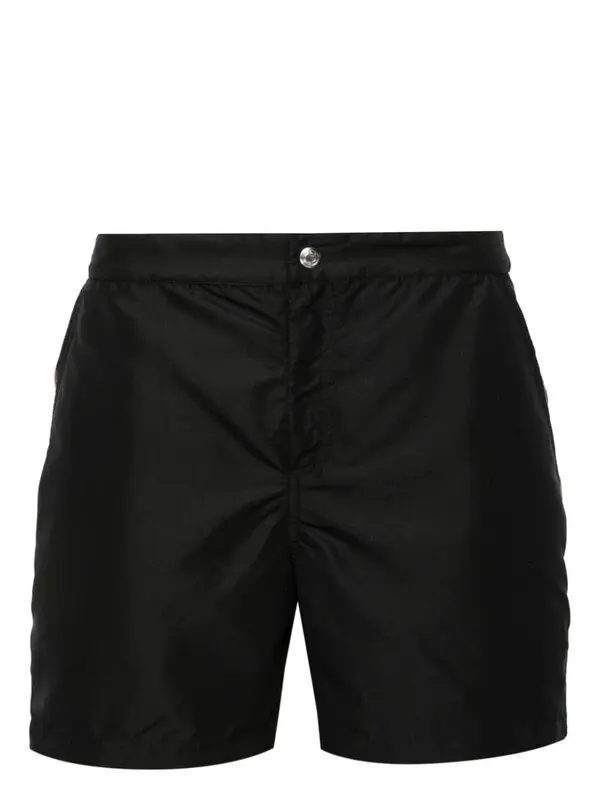 Paul Smith Stripe-detail Swim Shorts - Black