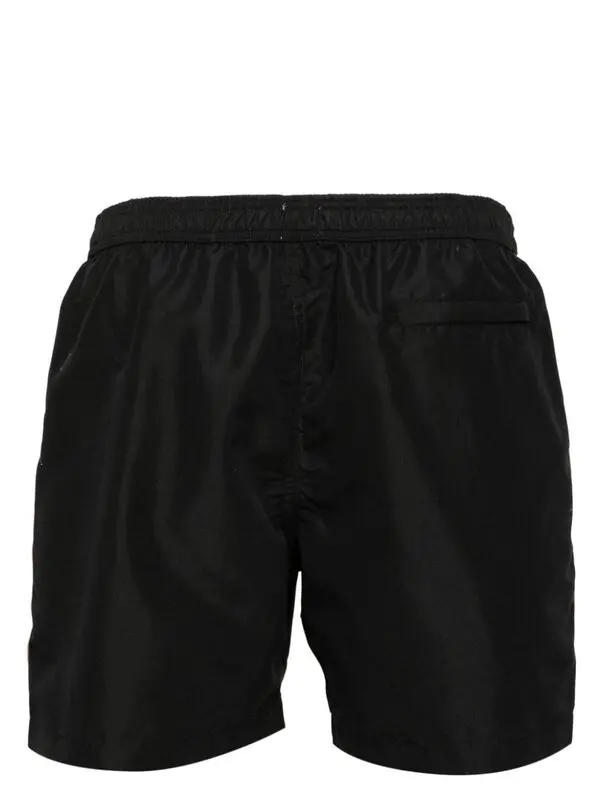 Paul Smith Stripe-detail Swim Shorts - Black
