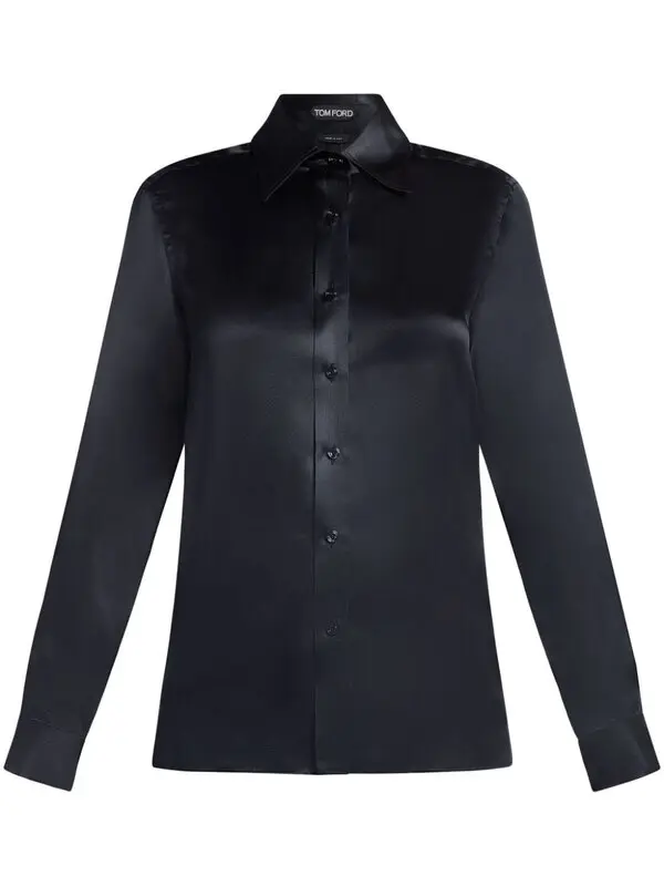 TOM FORD Silk-charmeuse Shirt