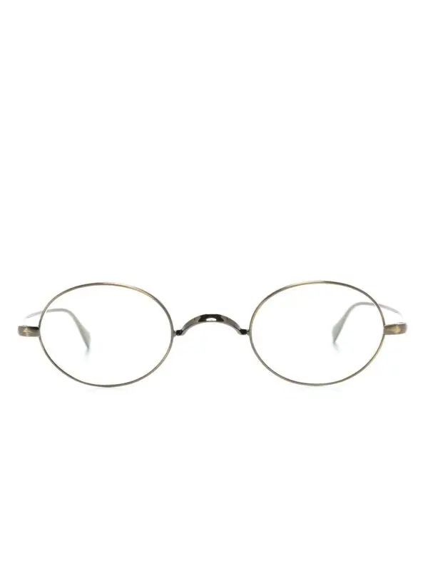 Oliver Spencer Calidor Round-frame Glasses - Brown
