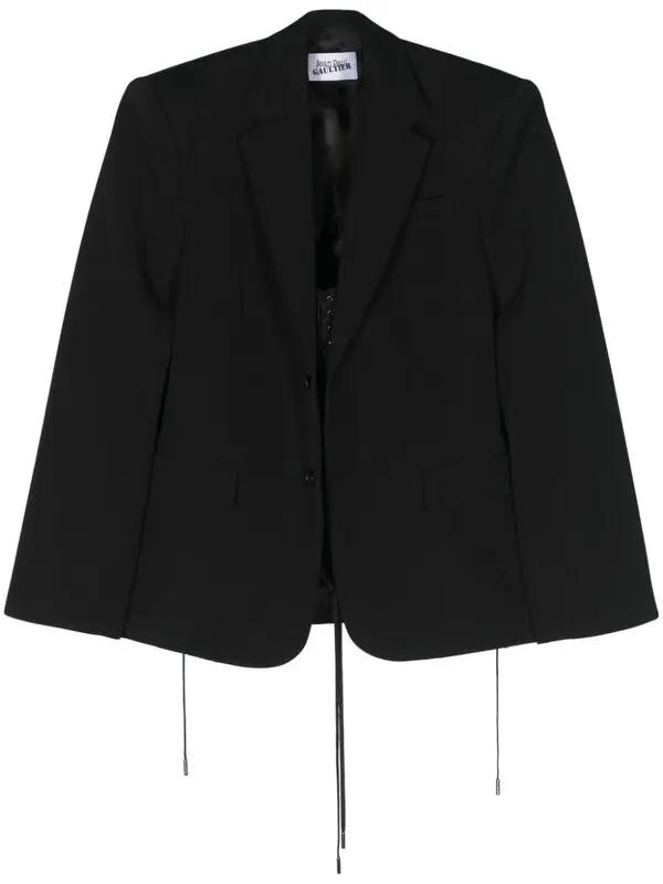JEAN PAUL GAULTIER Single-breasted Corset Blazer