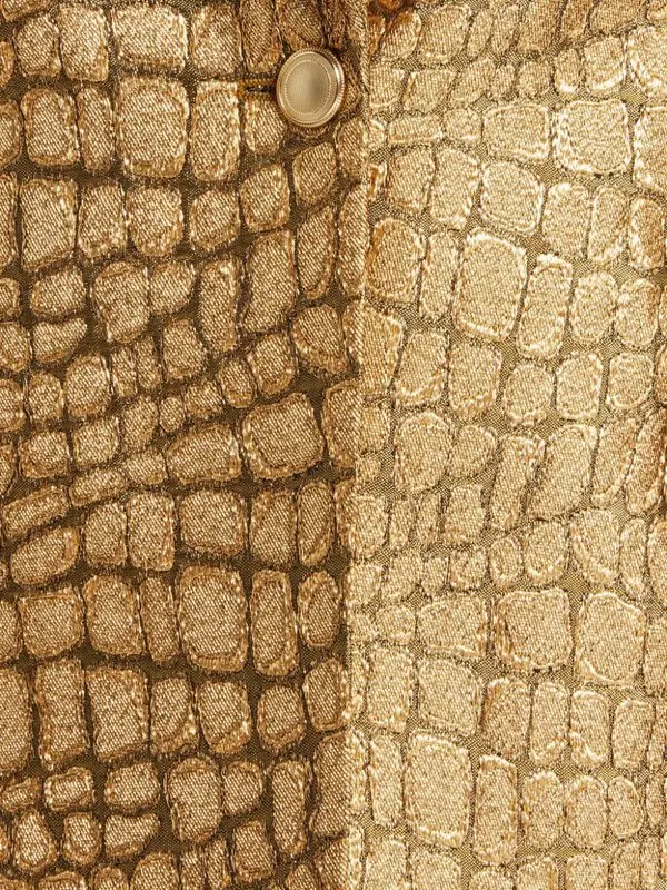 TOM FORD Snakeskin-effect Woven Blazer