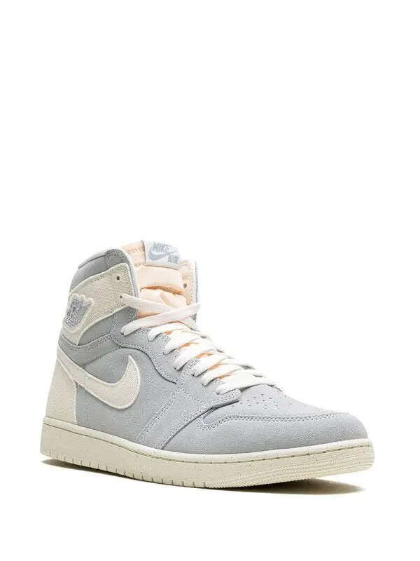 JORDAN Air 1 High Og Craft Sneakers - Grey
