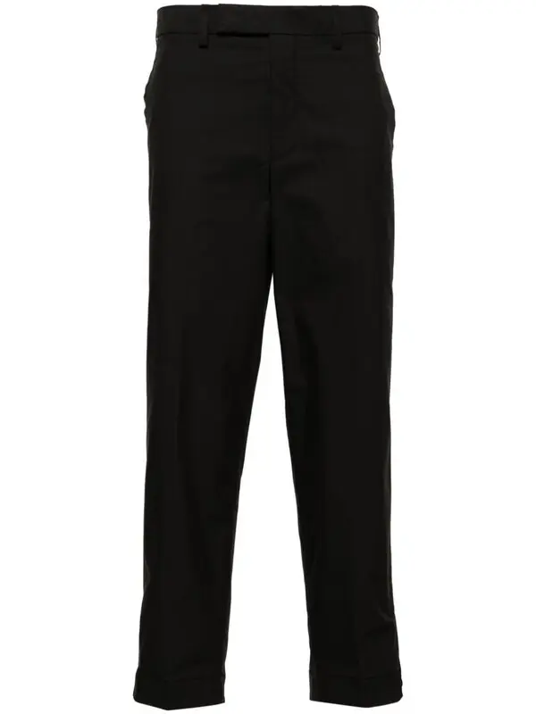 Neil Barrett Tapered-leg Chinos With Adjustable Hem
