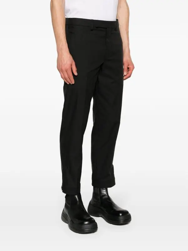 Neil Barrett Tapered-leg Chinos With Adjustable Hem