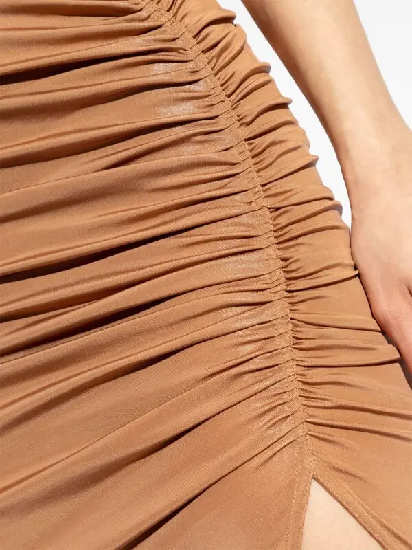 Rick Owens Svita Ruched Maxi Skirt
