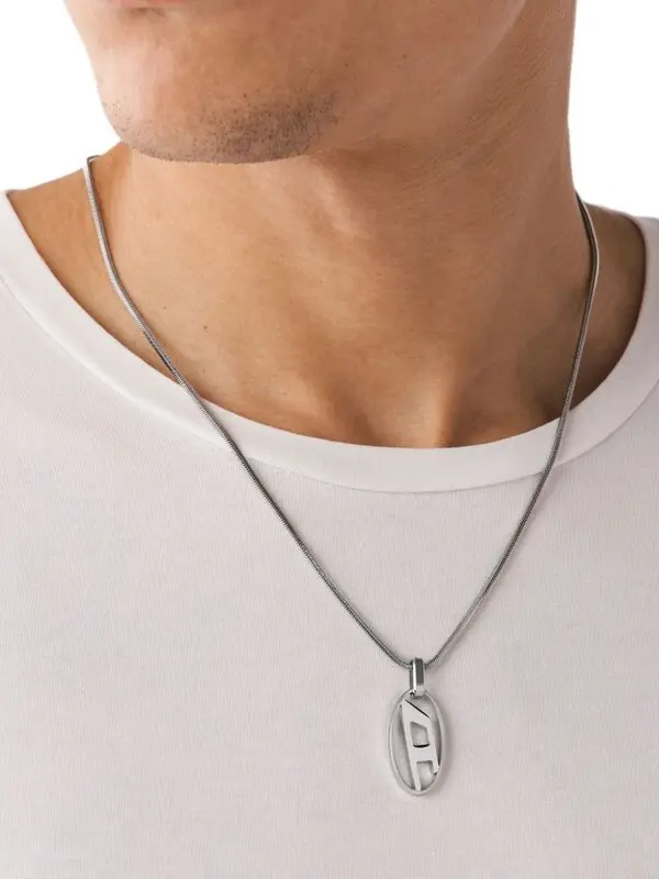 DIESEL® Logo-pendant Necklace