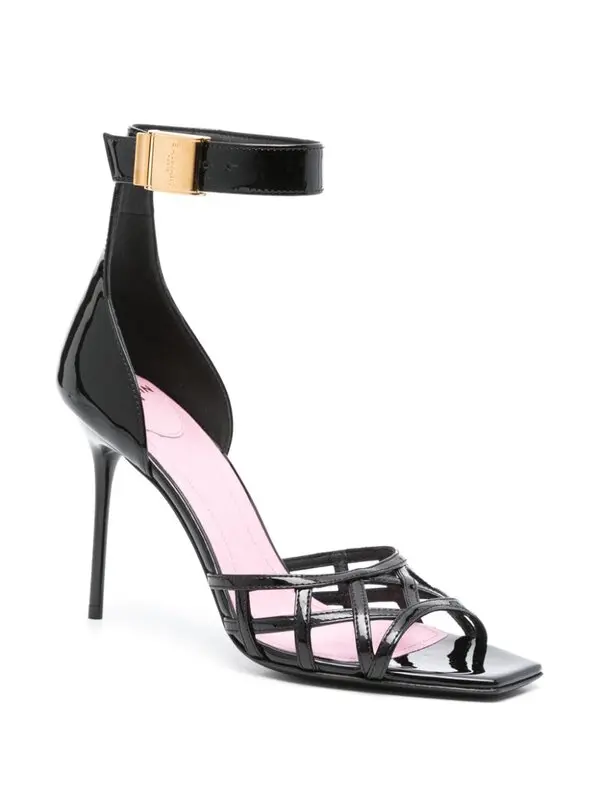 Balmain Uma Patent-leather Sandals