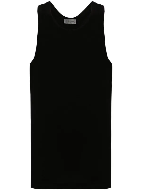 Yohji Yamamoto X Running Cotton Tank Top - Black