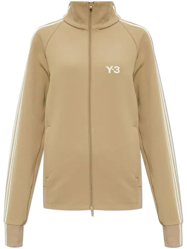 Y3 3-stripes Logo Zipped Jacket