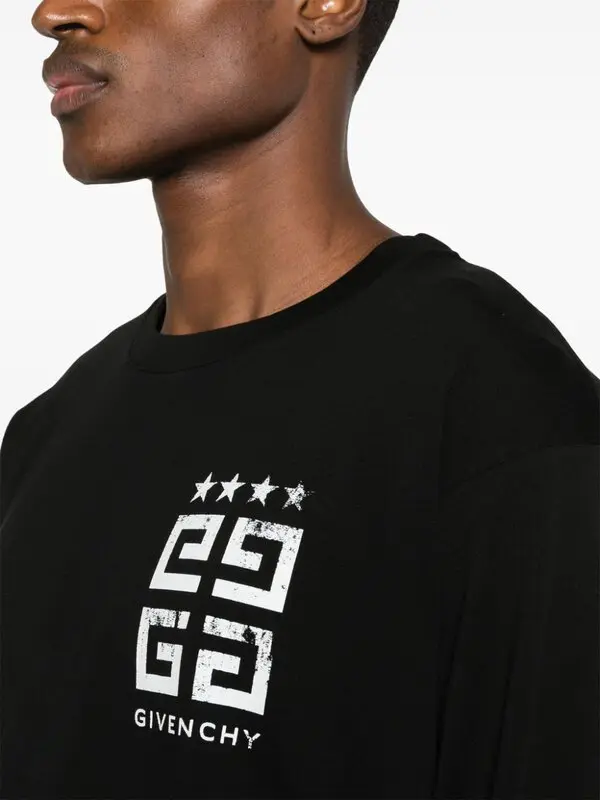 Givenchy 4g Stars Cotton T-shirt