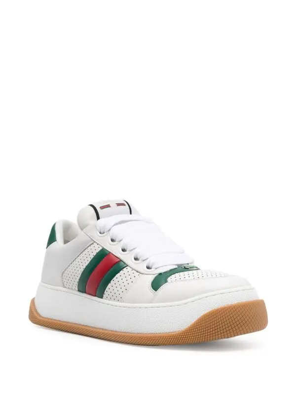 Gucci Screener Sneakers - White
