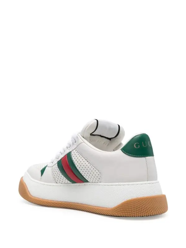 Gucci Screener Sneakers - White